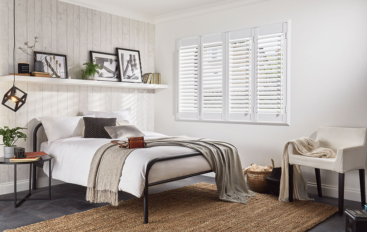 Made to measure Urban Shutters in Polysilk vinyl for any home